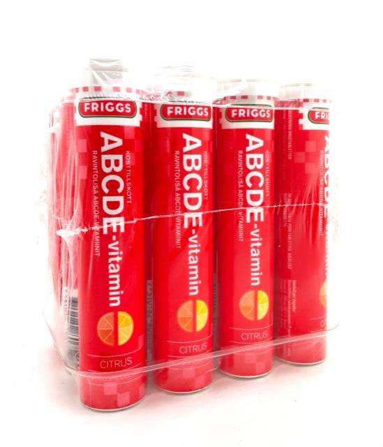 Friggs ABCDE-Vitamiinipore Sitrus 12 x 20 poretablettia